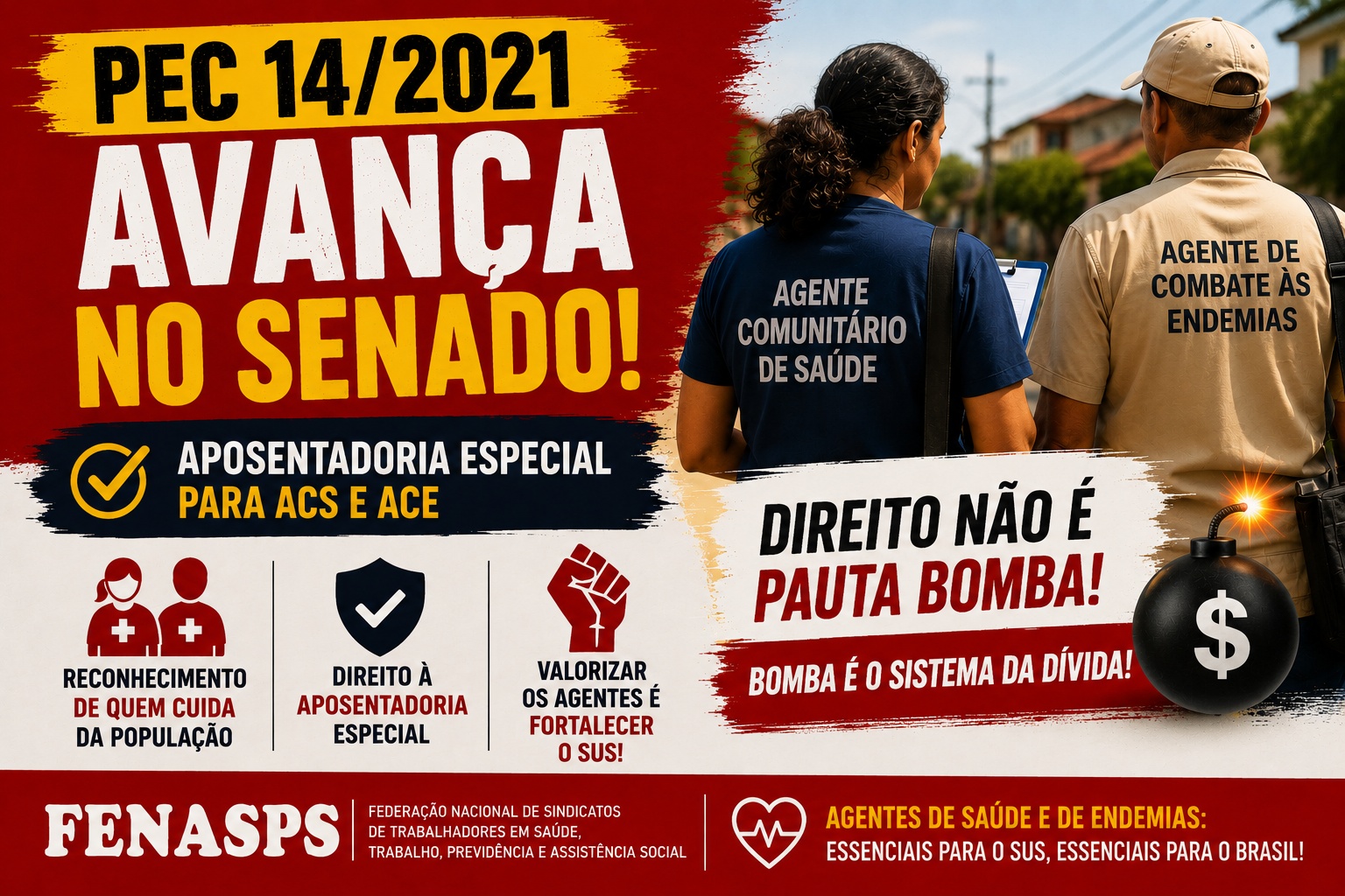 PEC 14/2021 avança no Senado: aposentadoria especial para ACS e ACE é ...